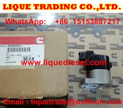 China Cummins Actuator 4089981 for QSX15 ISX15 Engine Fuel Control for sale