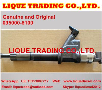 China DENSO Genuine Common Rail Injector 095000-8100 095000-8101 for HOWO A7 VG1096080010 for sale