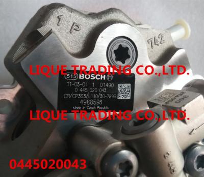 China Bosch Diesel Injection Pump 0445020043 0 445 020 043 12V for ISDE 4988593 3975701 for sale