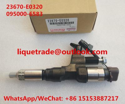China Common Rail Fuel Injector 095000-6580 6581 6582 6583 23670-E0320 for HINO J08E 330PS for sale