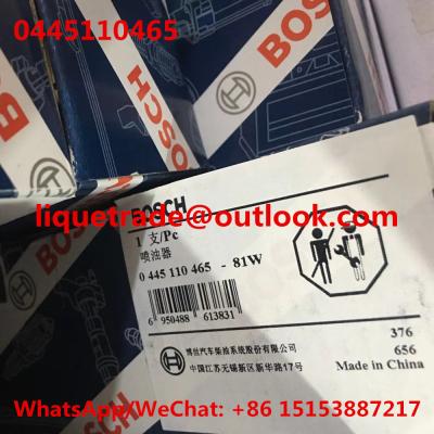 China Bosch Common Rail Fuel Injector 0445110465 0 445 110 465 Diesel Engine Part for sale