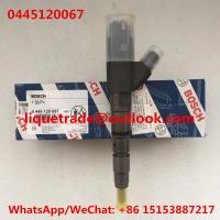 China BOSCH Genuine Fuel Injector 0445120067 for DEUTZ 04290987 20798683 EC210B for sale