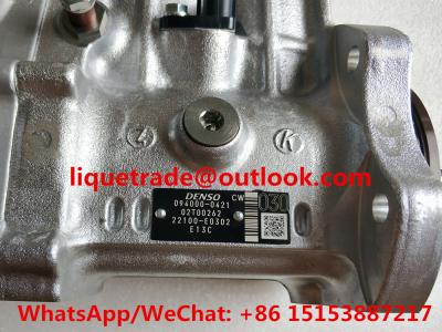 China DENSO Genuine Fuel Pump 094000-0421 22100-E0302 for HINO E13C Engine for sale