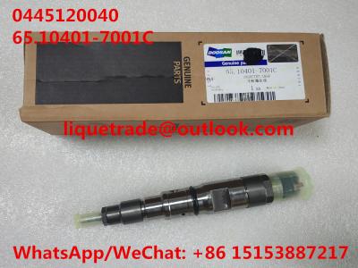 China Common Rail Injector 0445120040 0 445 120 040 for DOOSAN 65.10401-7001C 65.10401-7001 for sale