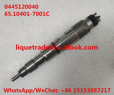 China BOSCH Fuel Injector 0445120040 0 445 120 040 65.10401-7001C for DOOSAN Engines for sale