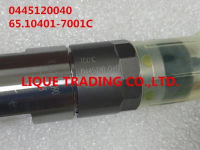 China DOOSAN Injector 65.10401-7001C BOSCH 0445120040 0 445 120 040 Diesel Fuel Injector for sale