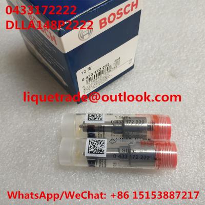 China BOSCH Genuine Fuel Nozzle DLLA148P2222 0433172222 for WEICHAI Diesel Engine for sale