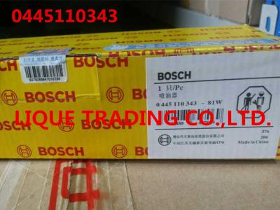 China BOSCH Common rail injector 0445110343 , 0 445 110 343 , 0445 110 343 for JAC Refine for sale