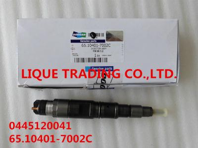 China BOSCH Common Rail Injector 0445120041 for DAEWOO DOOSAN DV11 65.10401-7002C for sale