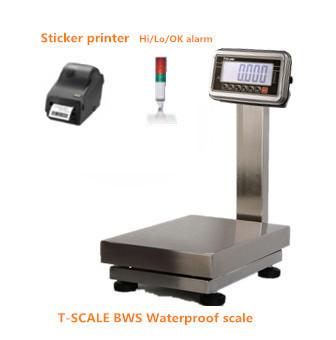 China 60kg / 5g Waterproof IP67 Stainless Steel Checkweigher for sea food weighing AC 220V 50Hz / AC110V 60Hz for sale