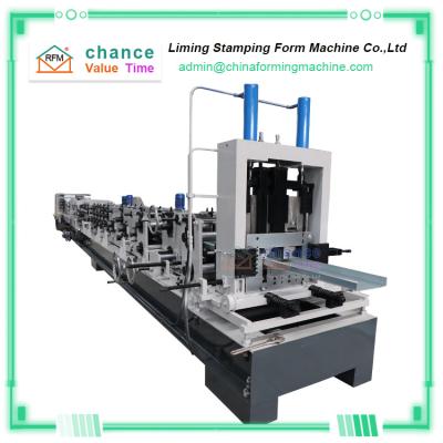 China Automatic Purlin Roll Forming Machine with Chain Transmission and PLC Control for Producing Various Sizes of C and Z Purlin Profiles for sale