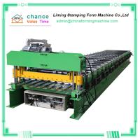 China Hot Sale High Quality Metal Color Steel Trapezoidal Roof Roll Forming Machine for sale