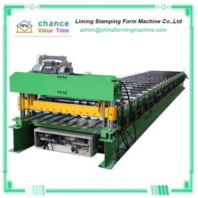China Hot Sale High Quality Metal Color Steel Trapezoidal Roof Roll Forming Machine for sale