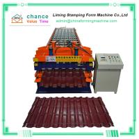 China Roof Tile Making Machine/Glazed Roof Tile/Glazed Panel Roll Forming Making Machine Manufacturers for sale