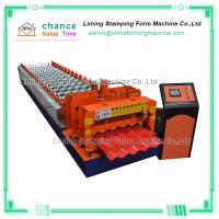 China Metal Glazed Tile Roofing Sheet Roll Forming Machine for sale
