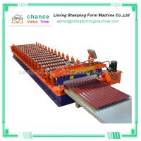 China Metal Corrugated Tile Colored Steel Roofing Sheet Roll Forming Machine for sale