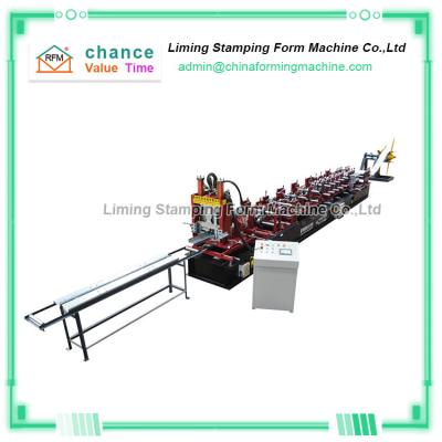 China CZ Purlin Roll Forming Machine GCr 15 Roller PLC Controlling for sale