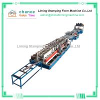 China Pre Cutting Cable Tray Roll Forming Machine 6 Tons for sale