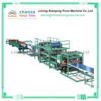 China 5m/min Sandwich Panel Production Line , Wall Insulation Sandwich Panel Machine for sale