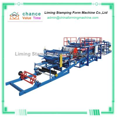 China 4kw Sandwich Panel Forming Machine , T0.8mm tile roll forming machine for sale