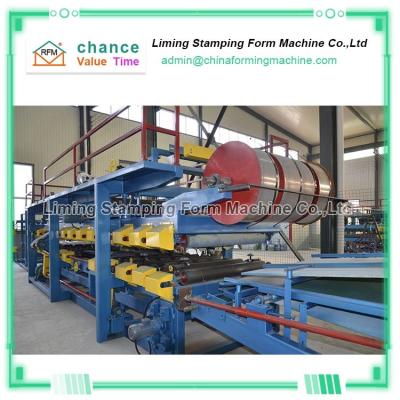 China Insulation Eps Sandwich Panel Line , 6m/min Equipment For Sandwich Making for sale