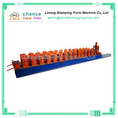 China 2.3mm Storage Racking Roll Forming Machine For Garment Shops for sale
