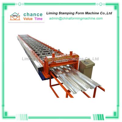 China Galvanized Plate Floor Deck Machine 13000KG 40Cr Shaft for sale