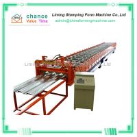 China 1020 Deck Floor Roll Forming Machine 12m/min Large Steel Structure for sale