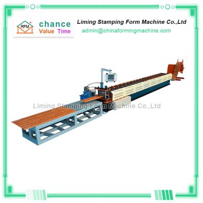 China PPGI Standing Seam Panel Machine , 380V Wall Cladding Machine for sale