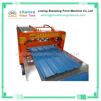 China PPGL Roofing Sheet Roll Forming Machine , 55kw Iron Sheet Making Machine for sale