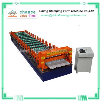 China Tr4 Tr5 Roofing Sheet Roll Forming Machine High Accuracy for sale