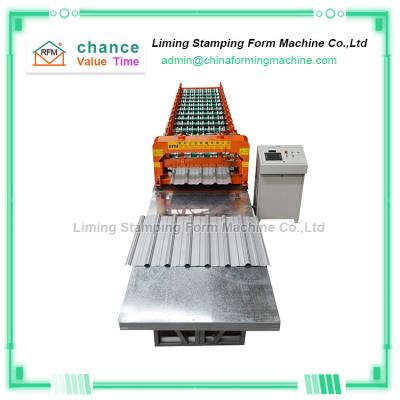 China Steel Roofing Sheet Interlocking Tile Making Roll Forming Machine Prices for sale
