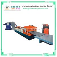 China Glazed Tile Roof Panel Roll Forming Machine Hydraulic Cutting for sale