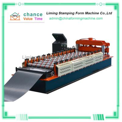 China Aluminum T0.8mm Roofing Sheet Roll Forming Machine 25m/min for sale