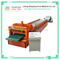 China Glazed Step Tile Roll Forming Machine , 12m/min High Speed Roll Forming Machine for sale