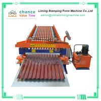 China Corrugated Cr 12 Roofing Sheet Roll Forming Machine 4kw for sale