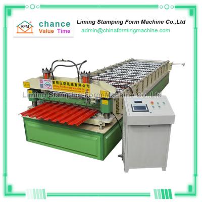 China 300H steel Corrugated Sheet Making Machine , 13 rows Roof Sheet Rolling Machines for sale