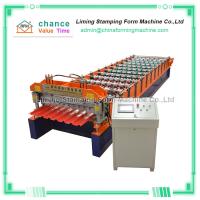 China Aluzinc Roofing Sheet Roll Forming Machine High Speed for sale
