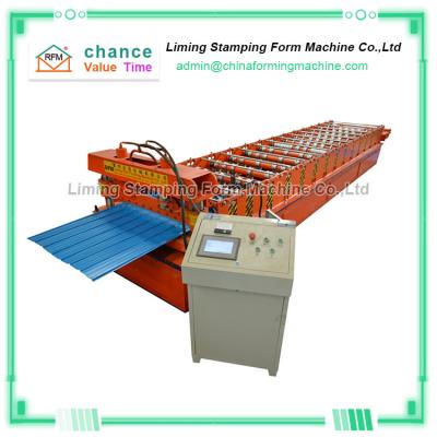 China 6.2x1.1x1.5 Trapezoidal Sheet Roll Forming Machine 50Hz 3Ph for sale