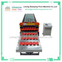 China Single Sink Zinc Roofing Sheet Roll Forming Machine 7m/Min for sale