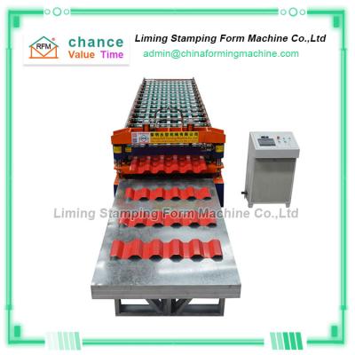 China Single Sink Zinc Roofing Sheet Roll Forming Machine 7m/Min for sale