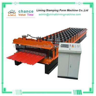 China Q235 Iron Sheet Making Machine , 6000KGS Roof Sheet Forming Machine for sale