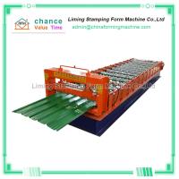 China China Iron Color Steel Galvanized Metal Trapezoidal Metal 840 Roof Tile Sheet Making Corrugated Ibr Roll Forming Machine for sale