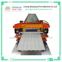 China 4kw Roof Panel Roll Forming Machine , Trapezoidal Sheet Roll Forming Machine for sale