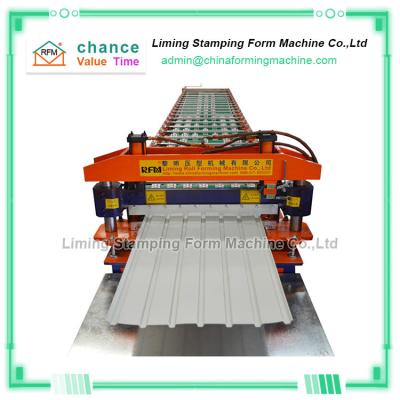 China 4kw Roof Panel Roll Forming Machine , Trapezoidal Sheet Roll Forming Machine for sale