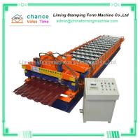 China 840 Glazed Roofing Sheet Roll Forming Machine , 380V Tile Making Machine for sale