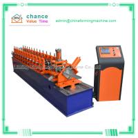China Hotel Ceiling Partition Wall C U Type Keel Forming Machine Gr12 Wheel 12 Lanes for sale