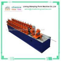 China Metal Strut Channel Roll Forming Machine 45 steel chrome plated for sale