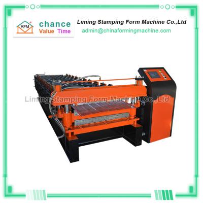 China High Output 0.3mm PPGI Double Layer Roll Forming Machine 16m/Min for sale