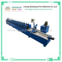 China ISO Ladder Plate 5.5kw Cold Roll Forming Machine For Building Materials Mall for sale